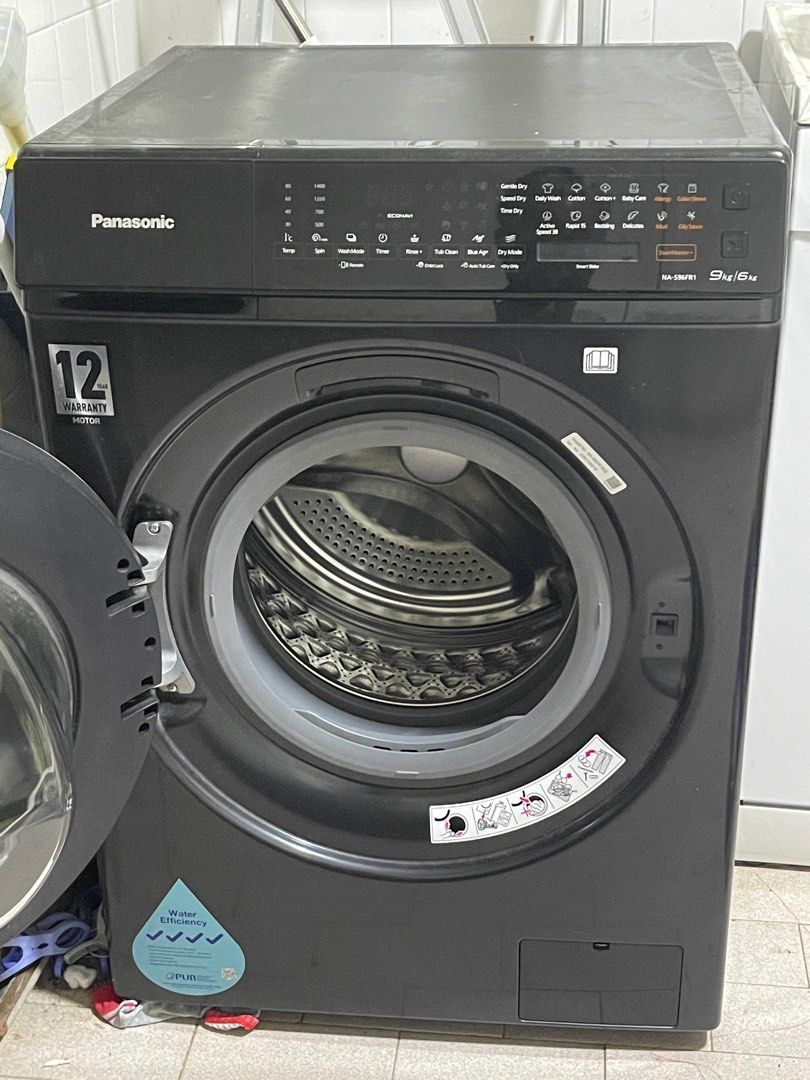 Panasonic 9kg Washer & 6kg Dryer, TV & Home Appliances, Washing ...