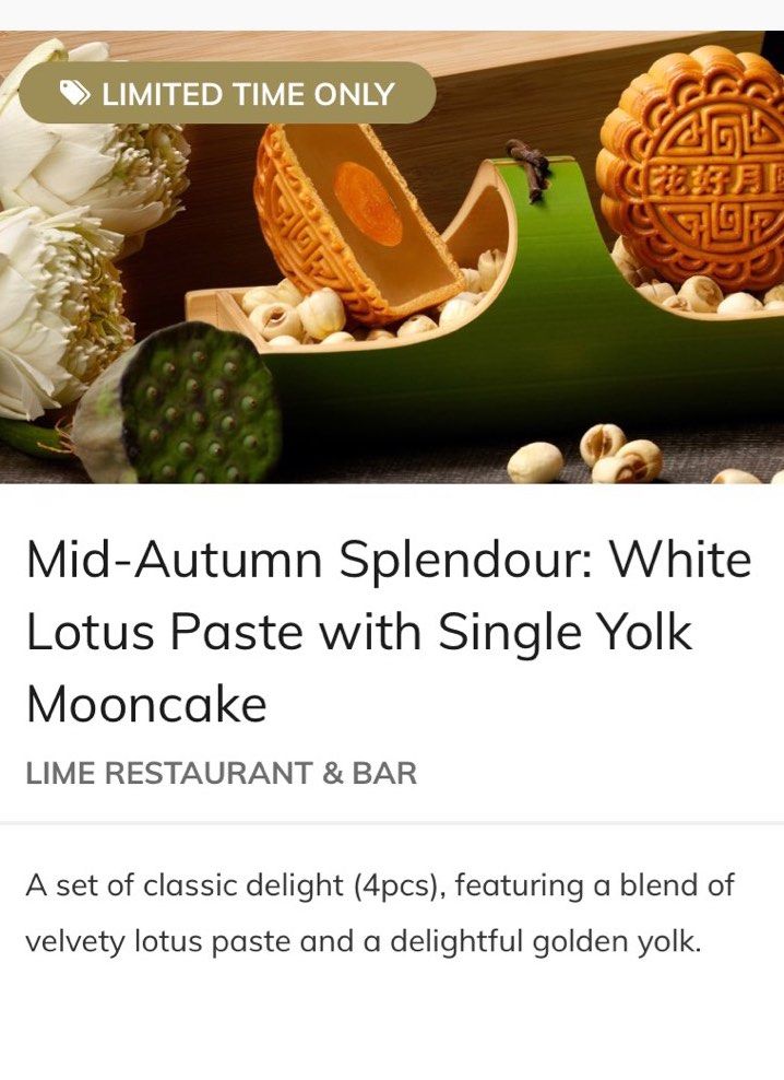 Parkroyal Mooncake Collection, Food & Drinks, Gift Baskets & Hampers on ...