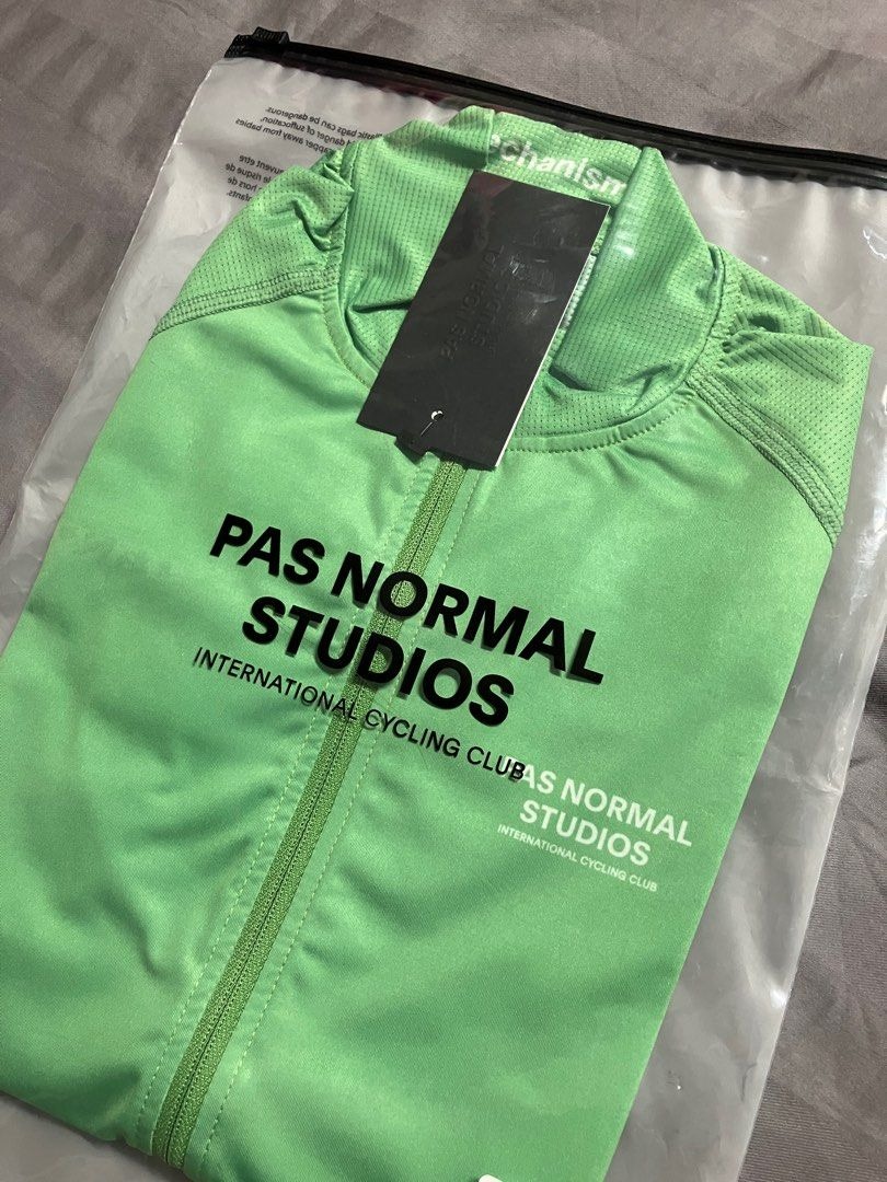 Pas Normal Studios Mechanism Green Jersey, Men's Fashion, Activewear on ...