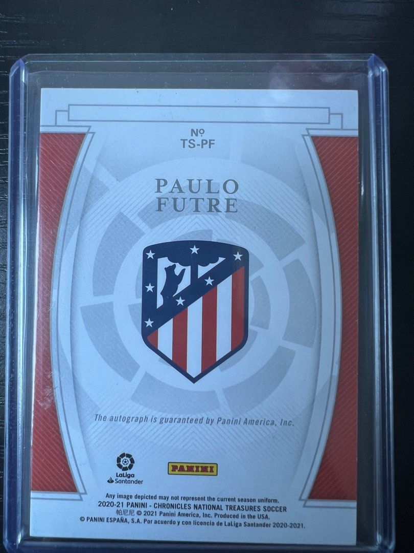 Paulo Futre National Treasure autograph card /289, Hobbies & Toys ...