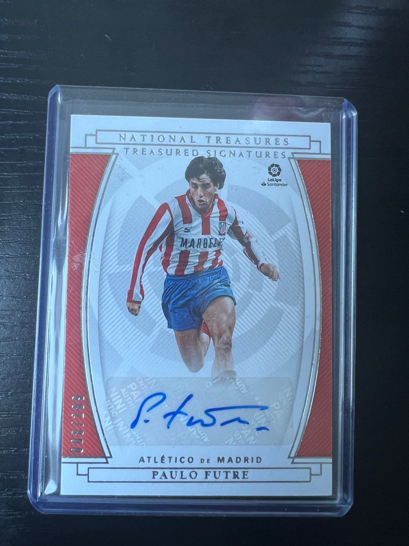Paulo Futre National Treasure autograph card /289, Hobbies & Toys ...