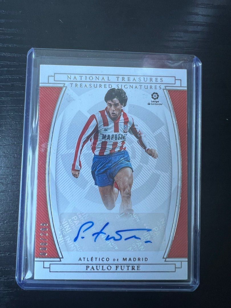 Paulo Futre National Treasure autograph card /289, Hobbies & Toys ...