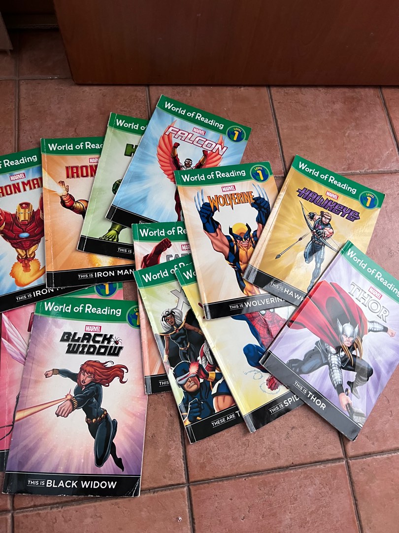 Kids Phonics marvel superhero books, Hobbies & Toys, Books & Magazines ...