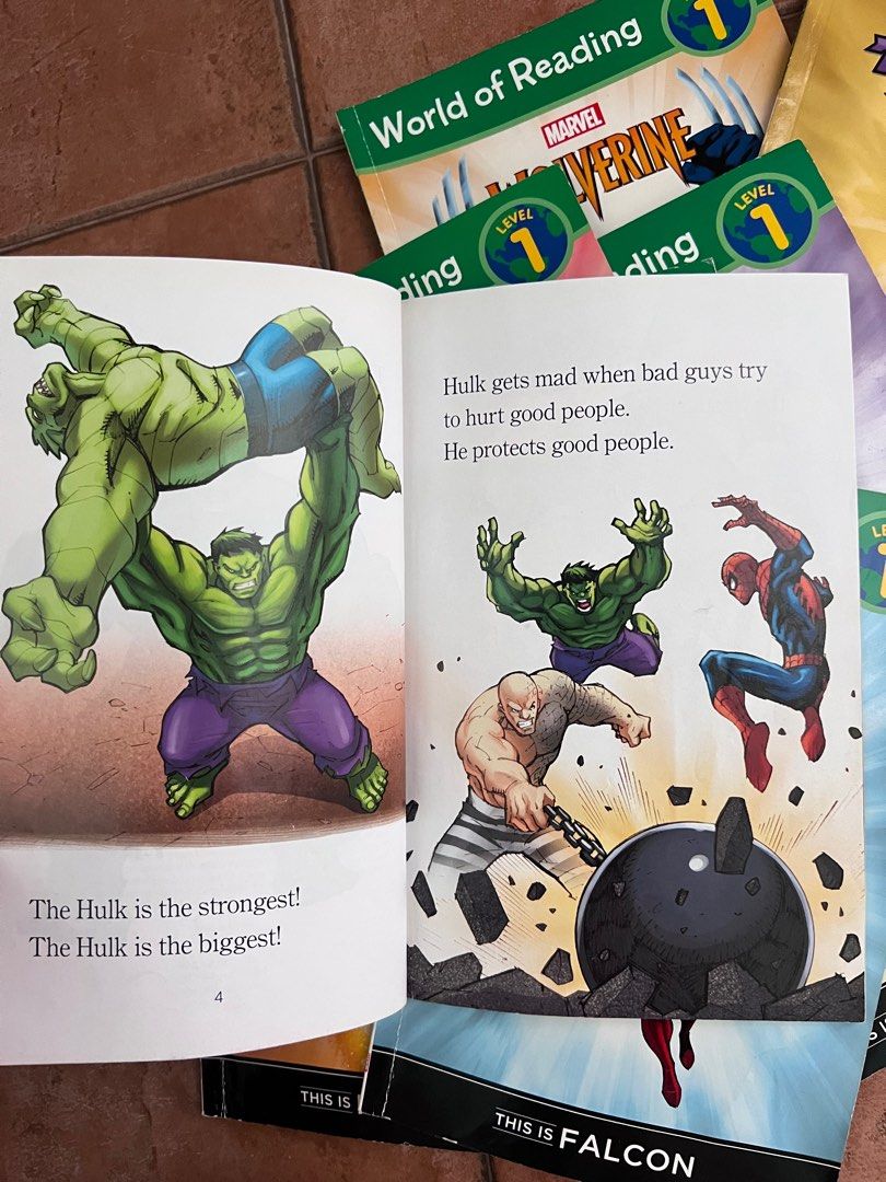 Kids Phonics marvel superhero books, Hobbies & Toys, Books & Magazines ...