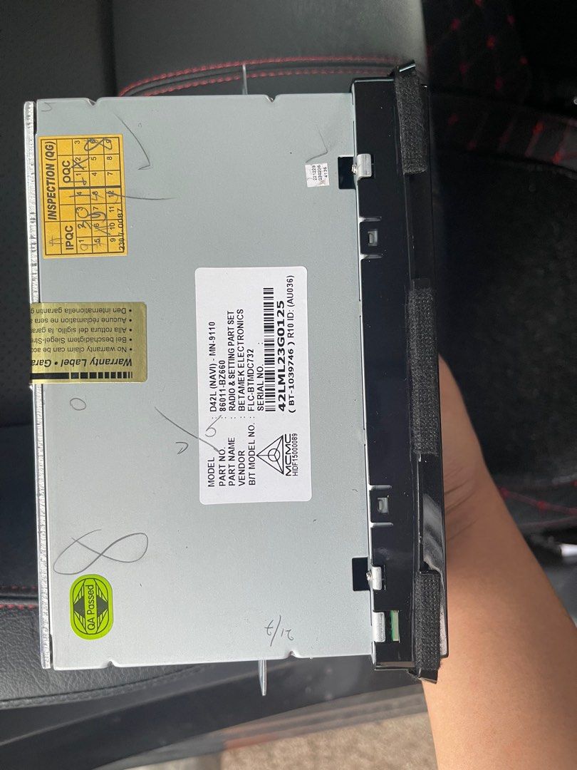 Player Perodua Bezza 2022, Auto Accessories on Carousell