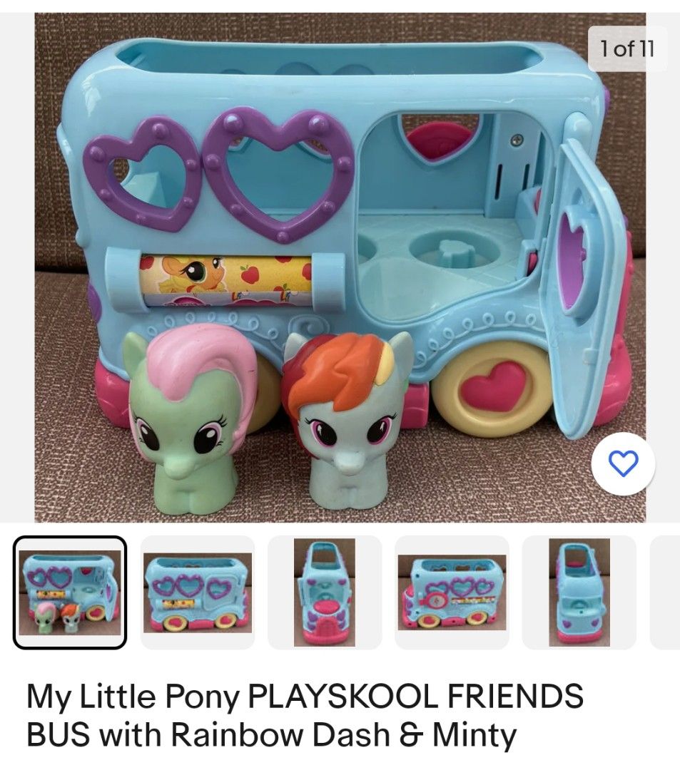 Playskool friends my little pony bus, Hobbies & Toys, Toys & Games on ...