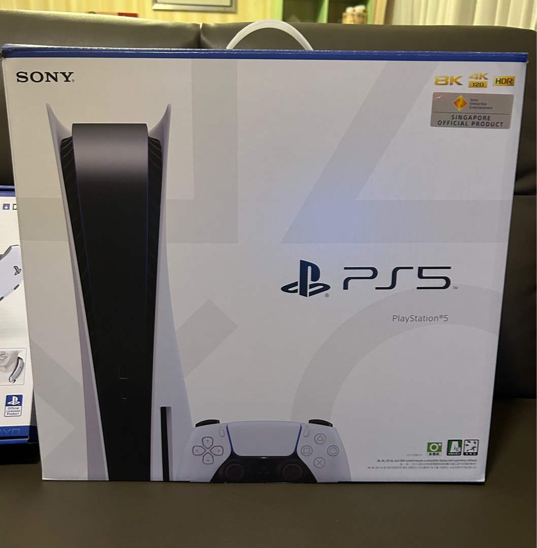 Playstation 5 (in box), Video Gaming, Video Game Consoles, PlayStation ...