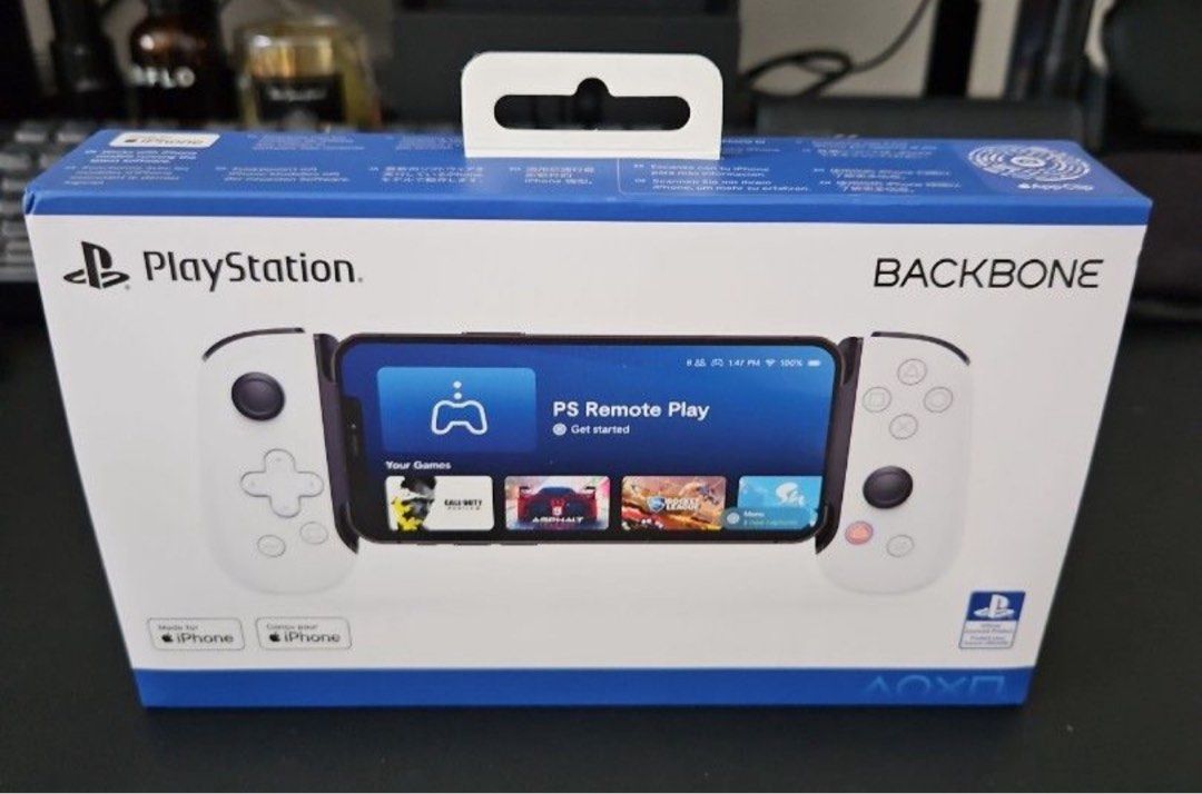 PlayStation Backbone lighting connection, Video Gaming, Video Game ...