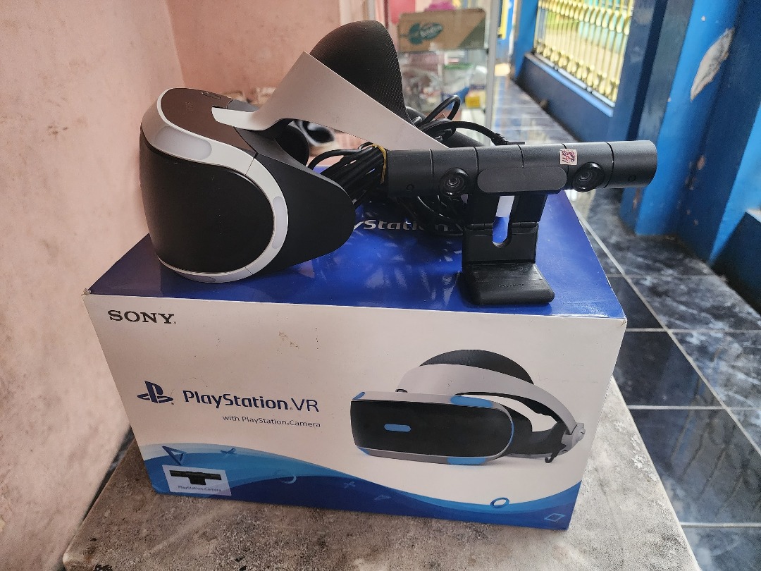 PlayStation PS PS4 PS5 VR Gen 2 CUH-ZVR2 Fullset Plus Camera, Video Game, Aksesori di Carousell