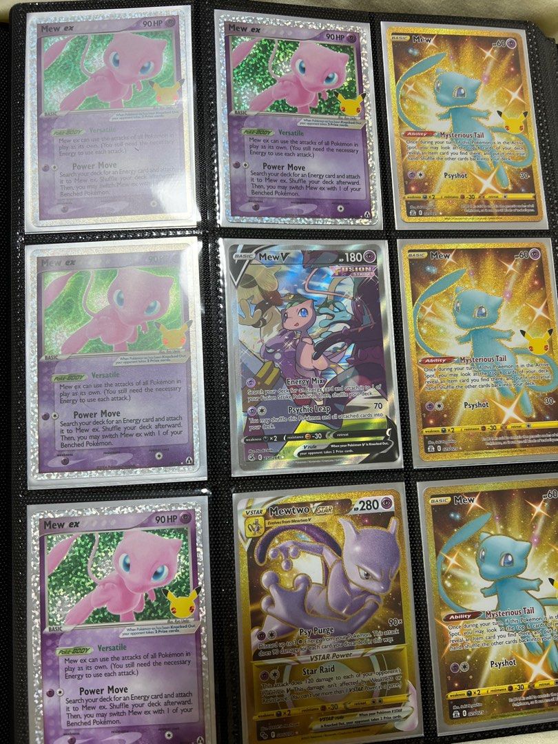 Pokemon TCG Mew - Set of 9, Hobbies & Toys, Toys & Games on Carousell
