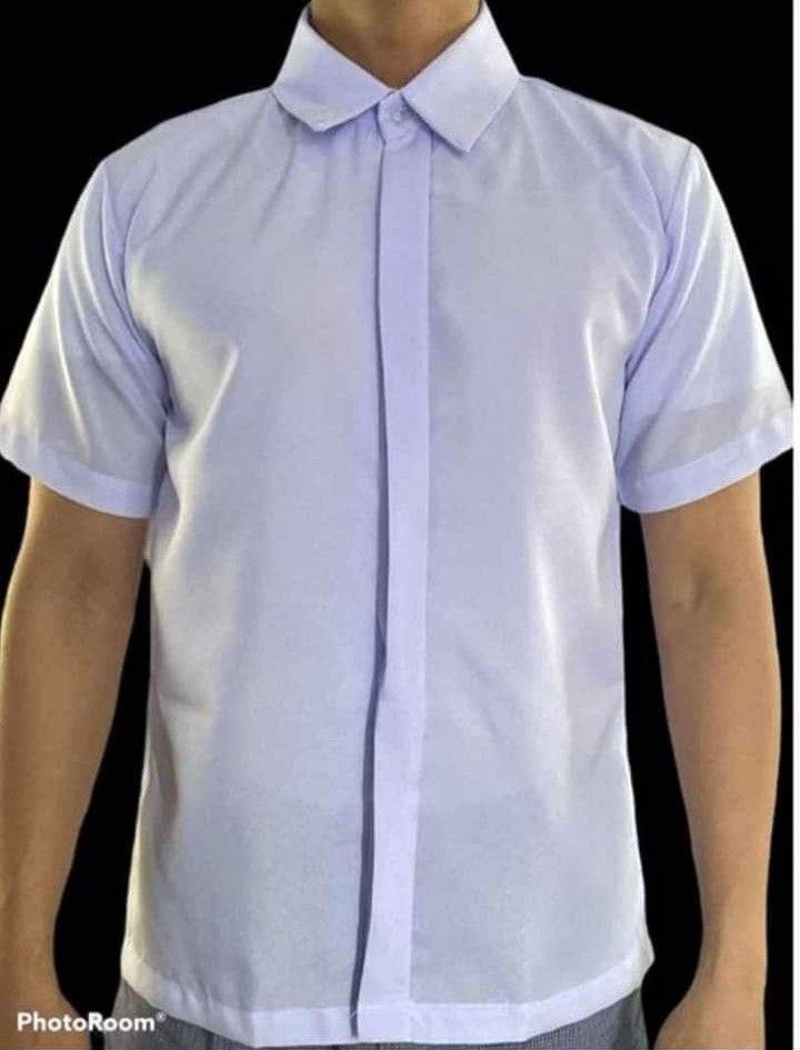 Polo barong uniform for men small at large, Men's Fashion, Tops & Sets ...