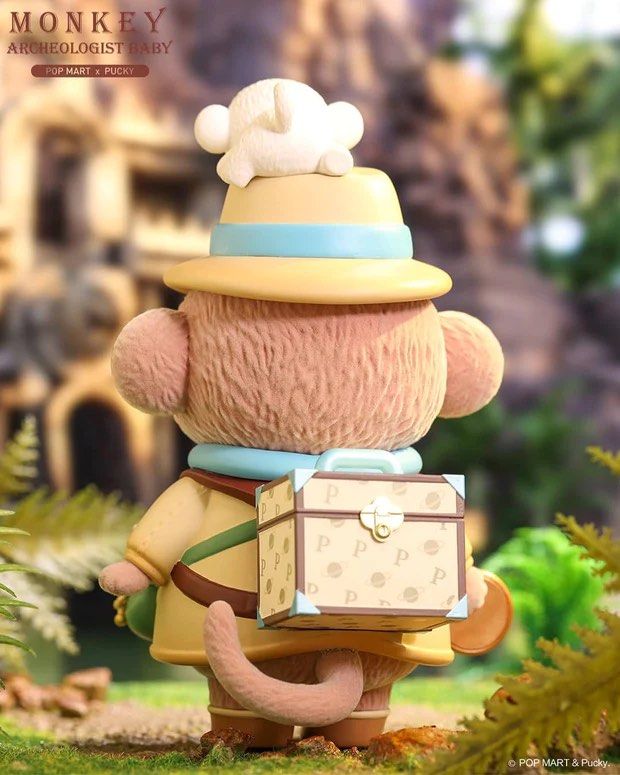 POPMART 200% Pucky Elf Planet Explorer - Little Monkey Archaeologist ...