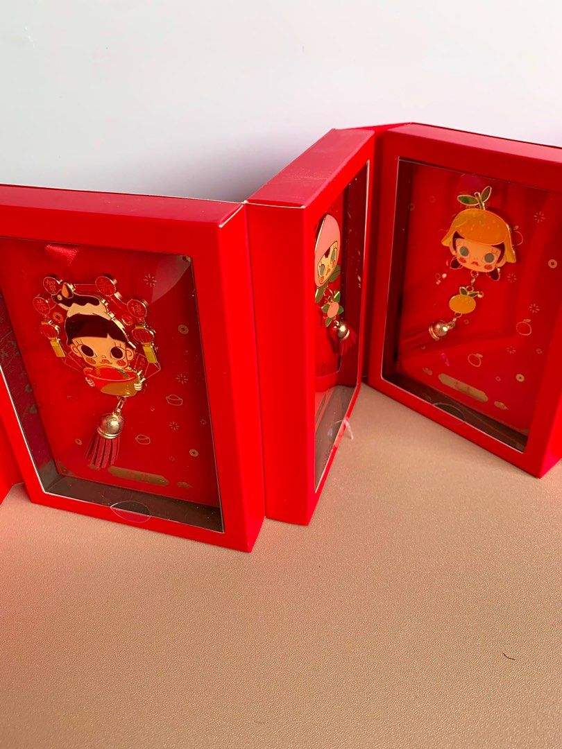 Popmart Molly Limited Edition CNY Keychain Set, Hobbies & Toys, Toys ...