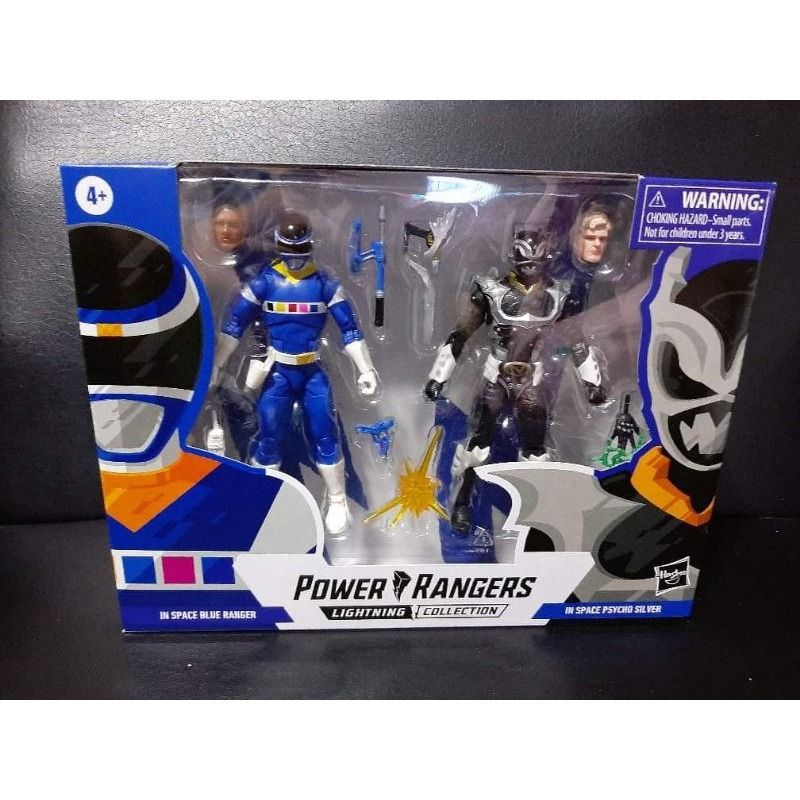 Power rangers lightning collection 2 pack in space blue ranger and ...