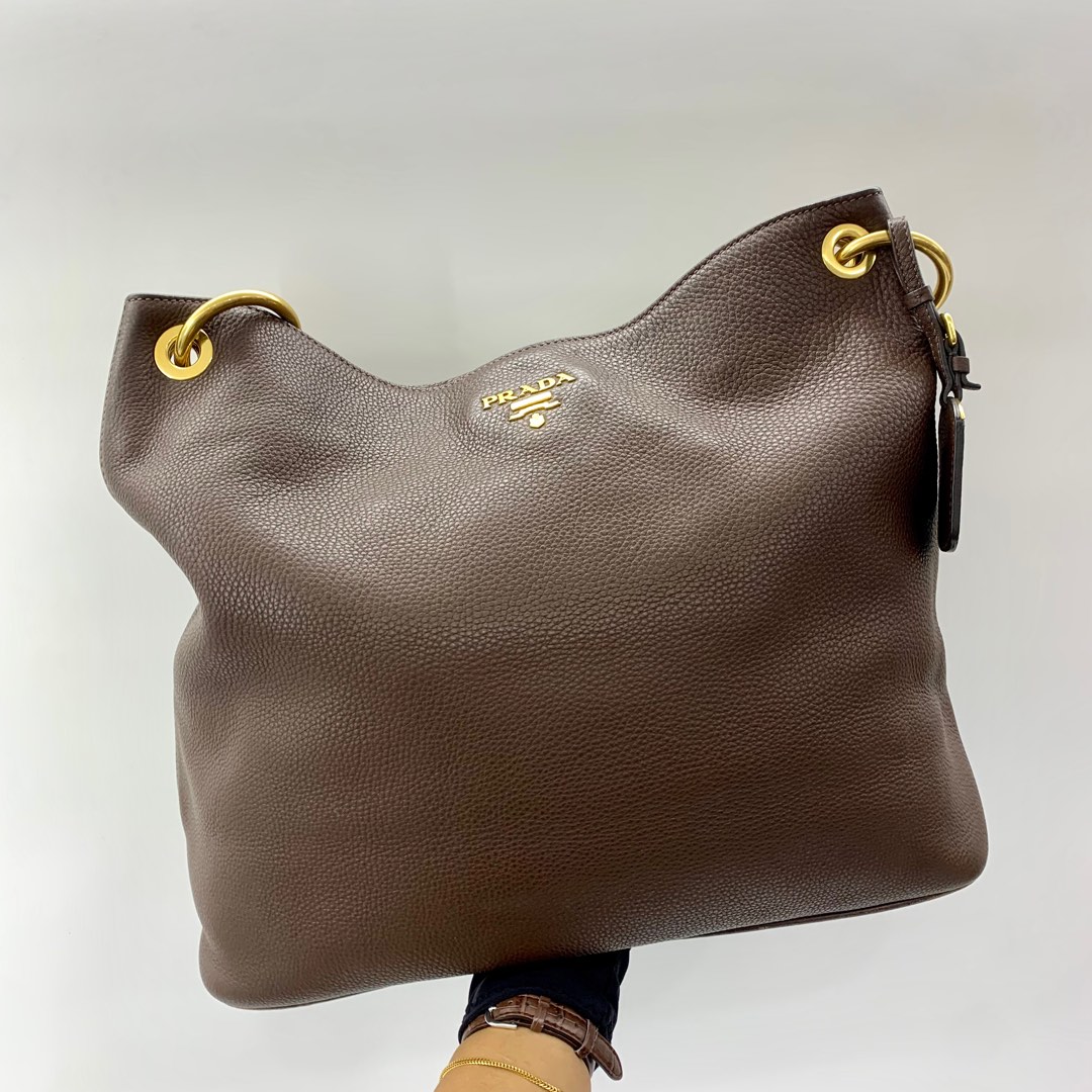 PRADA BR4892 VITERO DAINO ONE SHOULDER BAG 237032459 ;, Luxury, Bags & Wallets on Carousell
