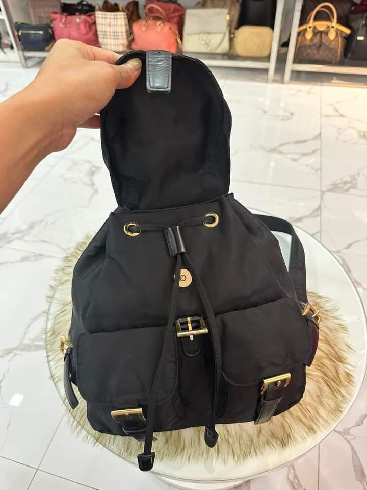 Prada Vela Colour Vera Ruck Sack Re-Nylon Saffiano Small Backpack ...