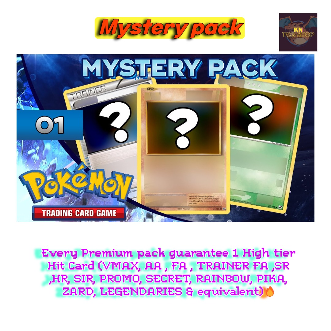 Premium Pokemon Card Mystery PacK Original Pokemon Kad Charizard