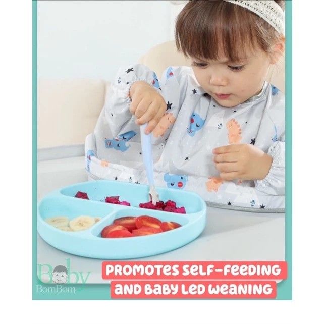 Premium waterproof BLW baby dining tray Bib, Babies & Kids, Nursing ...