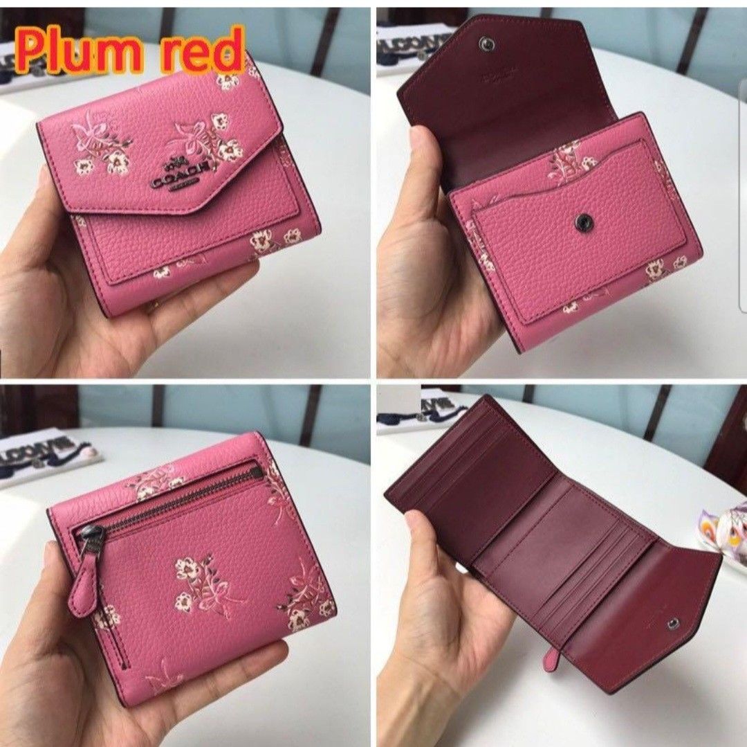 Preorder Coach trifold floral Wallet with coin compartment *waiting ...