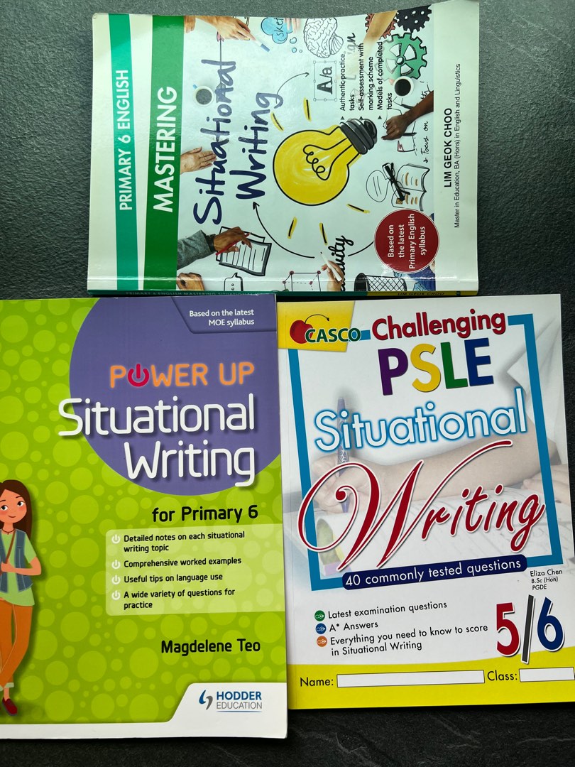 PSLE English - Situational writing, Hobbies & Toys, Books & Magazines ...
