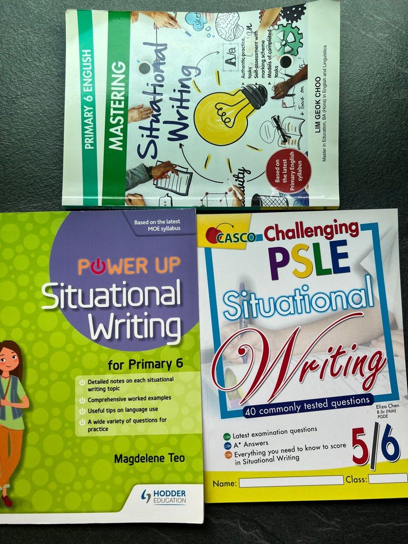 PSLE English - Situational writing, Hobbies & Toys, Books & Magazines ...