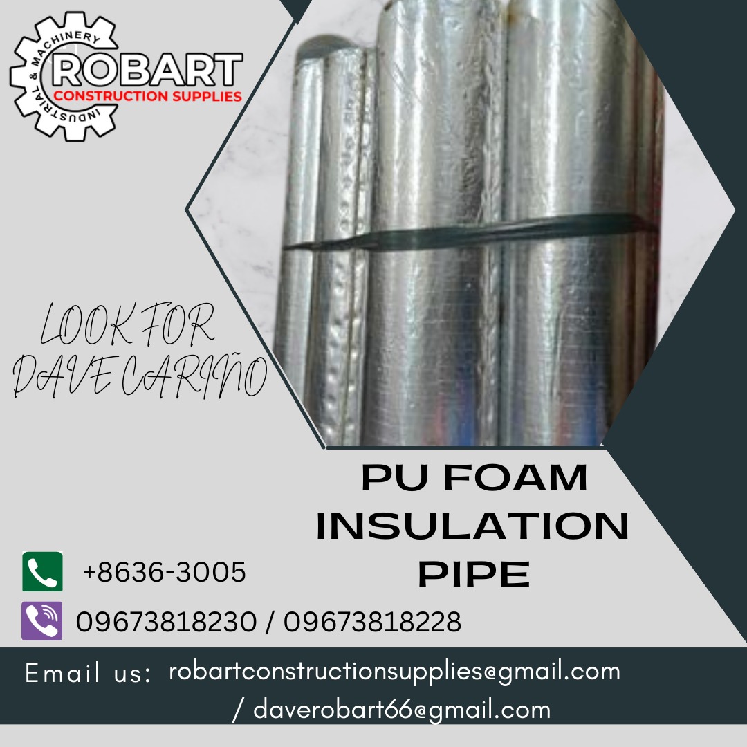 PU FOAM INSULATION PIPE, Commercial & Industrial, Construction Tools ...