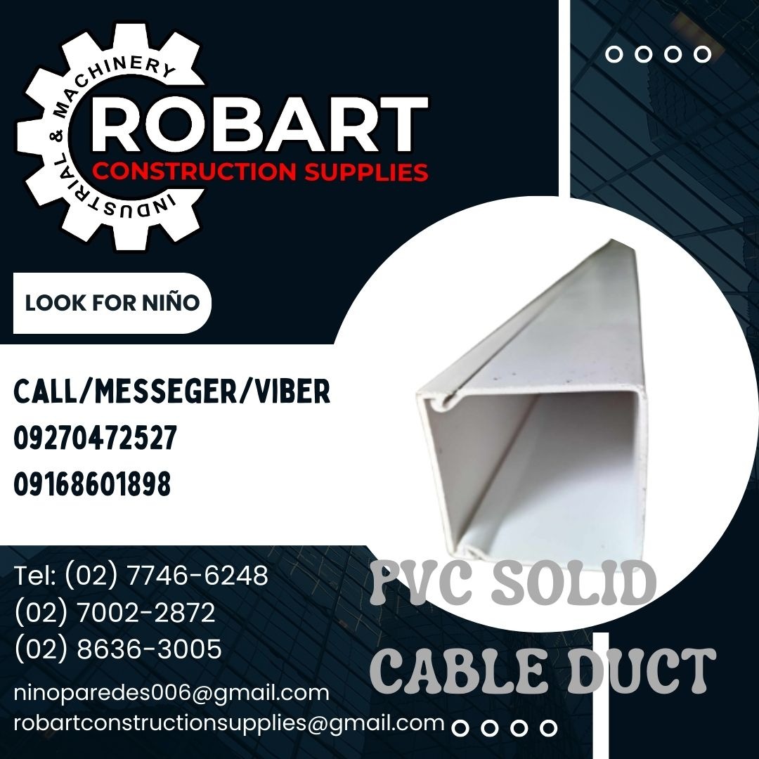 PVC SOLID CABLE DUCT, Commercial & Industrial, Construction Tools ...