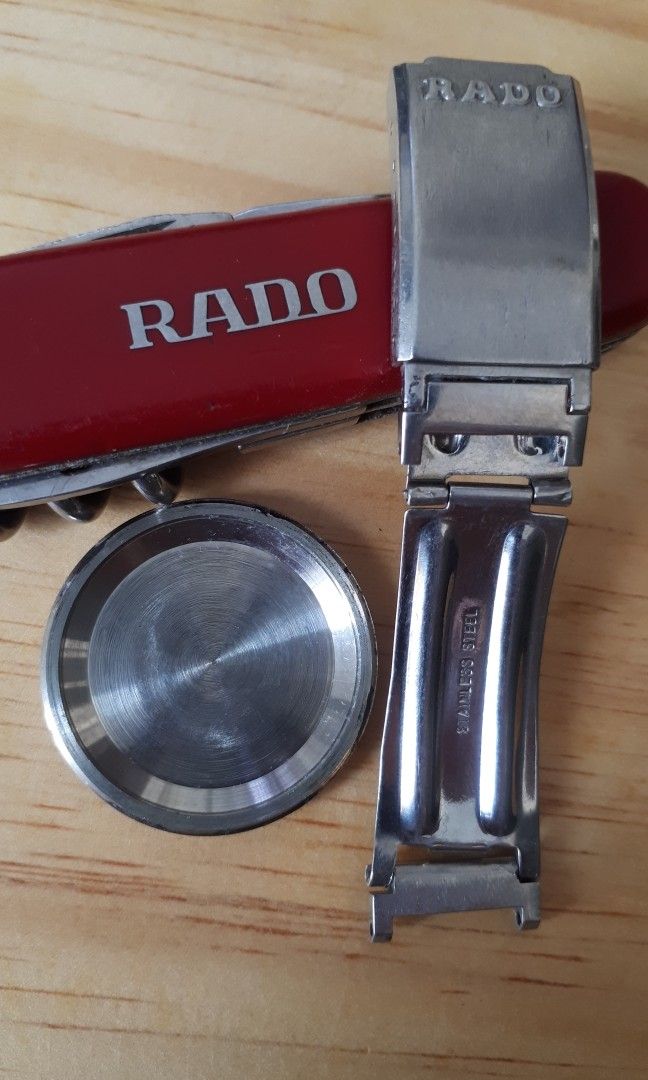 RADO Buckle & Tutup Mesin, Fesyen Pria, Jam Tangan di Carousell