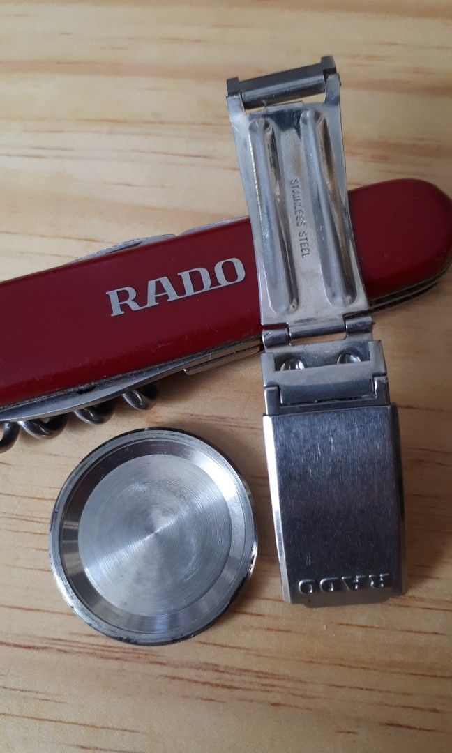 RADO Buckle & Tutup Mesin, Fesyen Pria, Jam Tangan di Carousell
