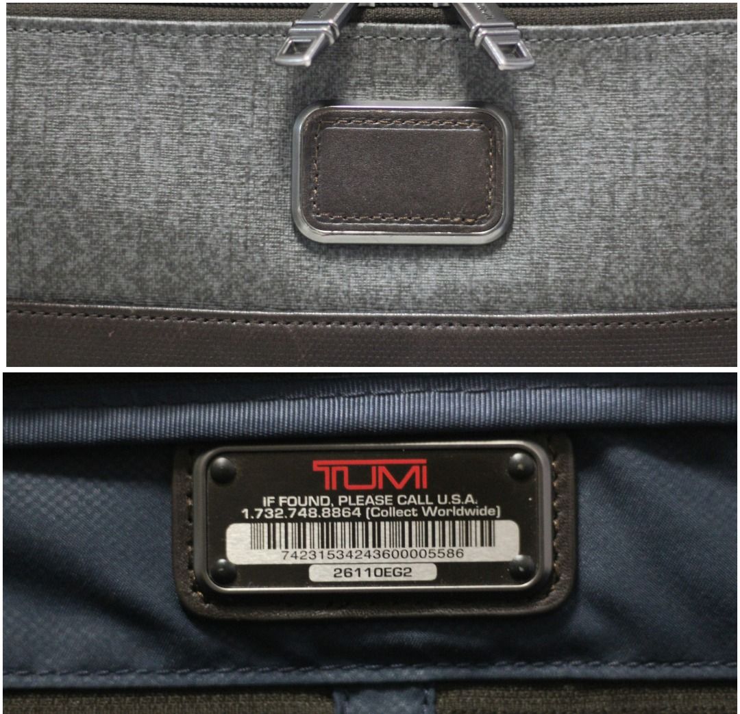 Rare Tumi 26110EG2 - Alpha Slim Deluxe Portfolio Brief / 17" business ...