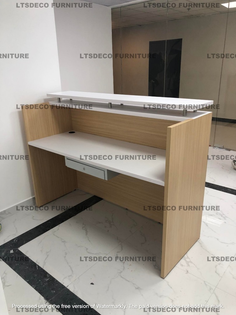 RECEPTION TABLE FURNITURE OFFICE PARTITION!!!!!!, Furniture & Home ...