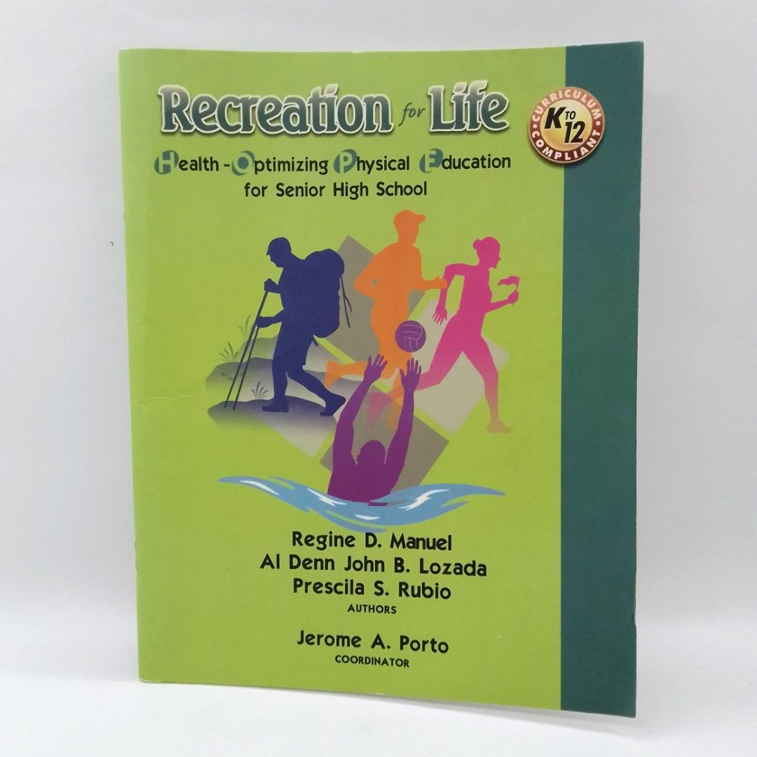 Recreation for Life Health Optimizing Physical Education Senior High ...