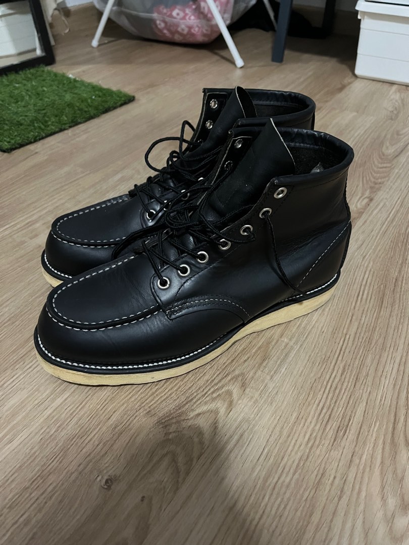Red Wing Moc Toe 8130, Men's Fashion, Footwear, Boots on Carousell
