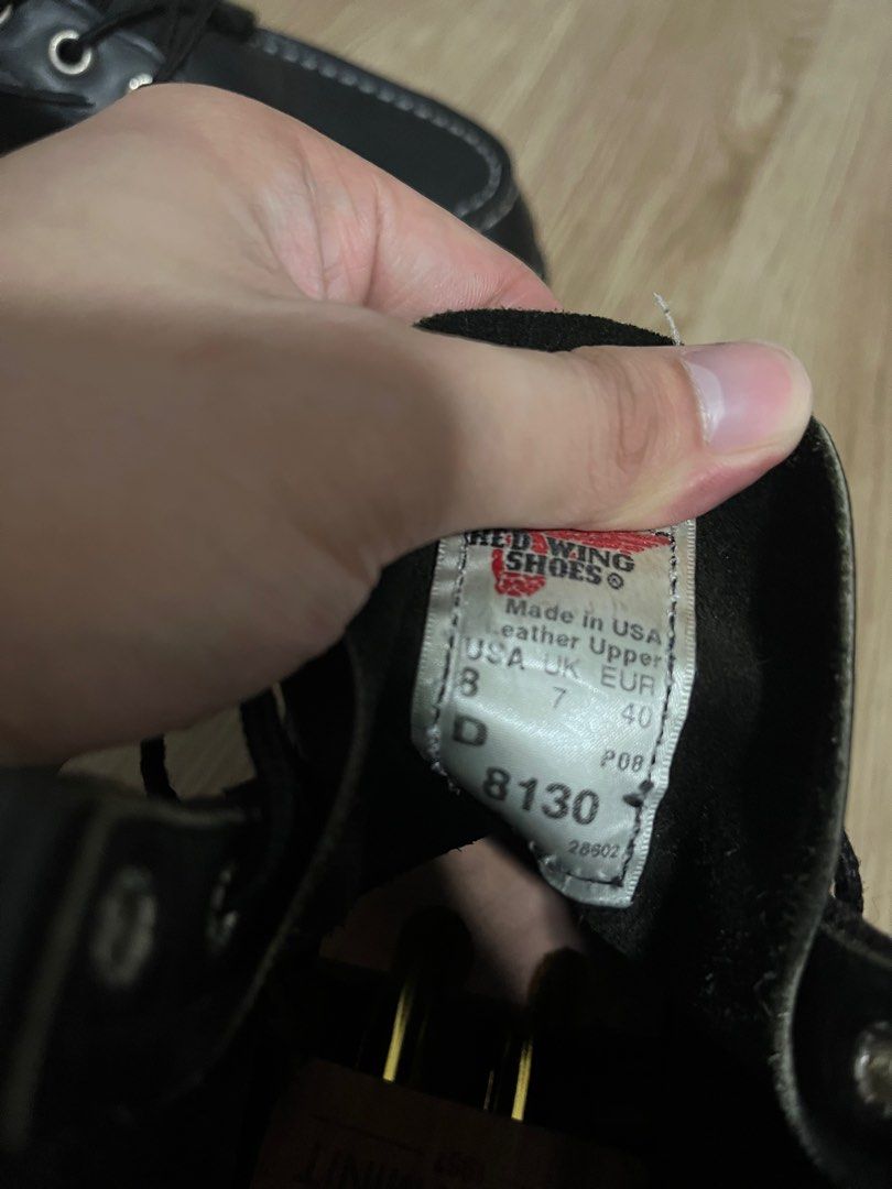 Red Wing Moc Toe 8130, Men's Fashion, Footwear, Boots on Carousell