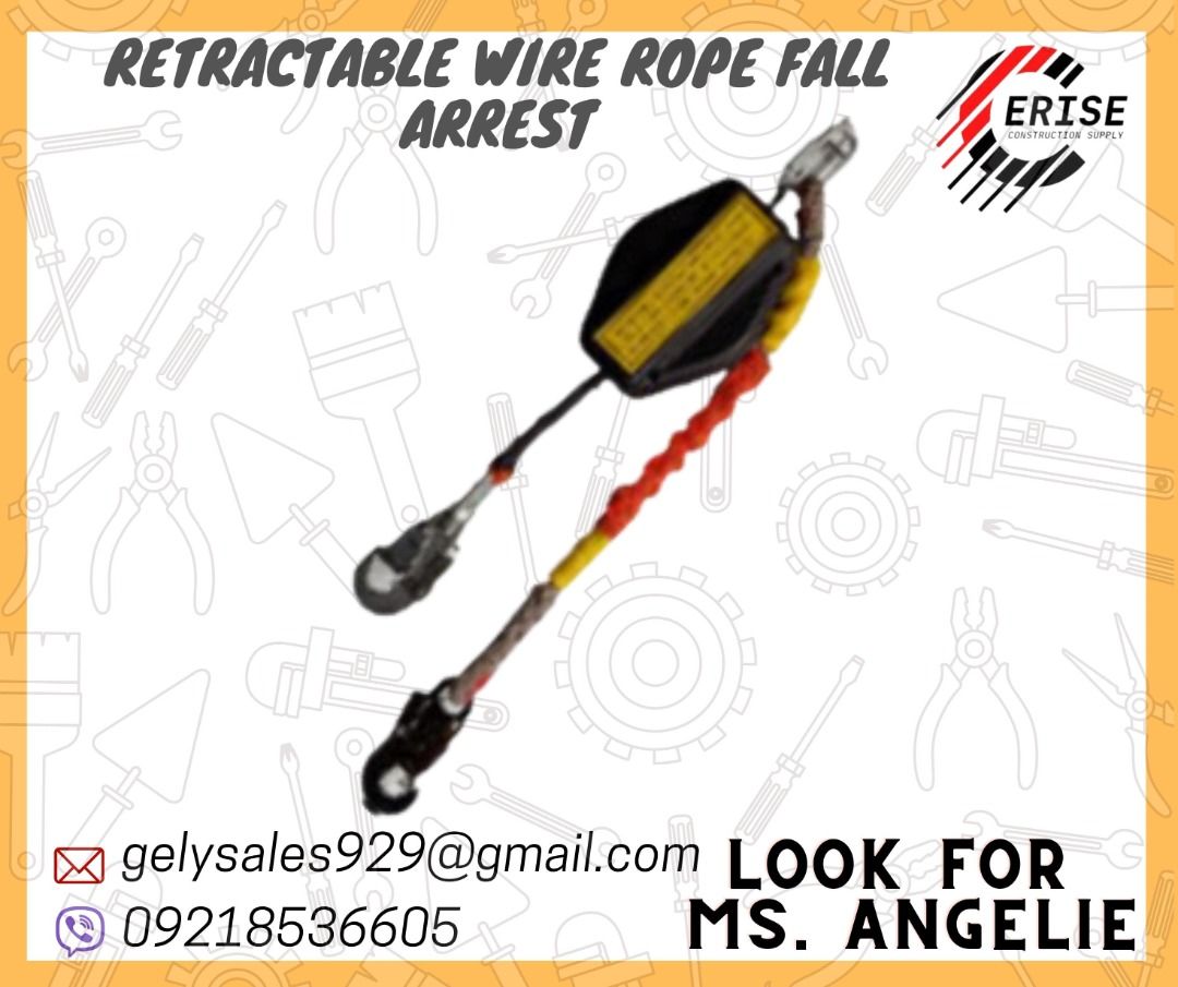 RETRACTABLE WIRE ROPE FALL ARREST, Commercial & Industrial ...