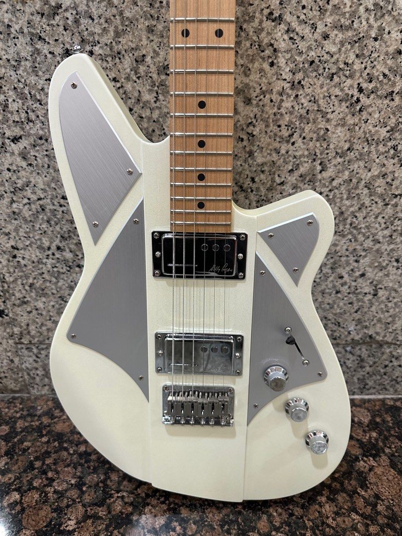 Reverend BC1 Billy Corgan Signature Electric Guitar - Satin Pearl White ...