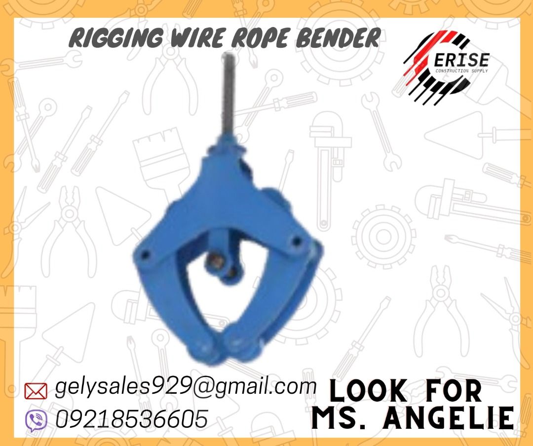 RIGGING WIRE ROPE BENDER, Commercial & Industrial, Construction Tools ...