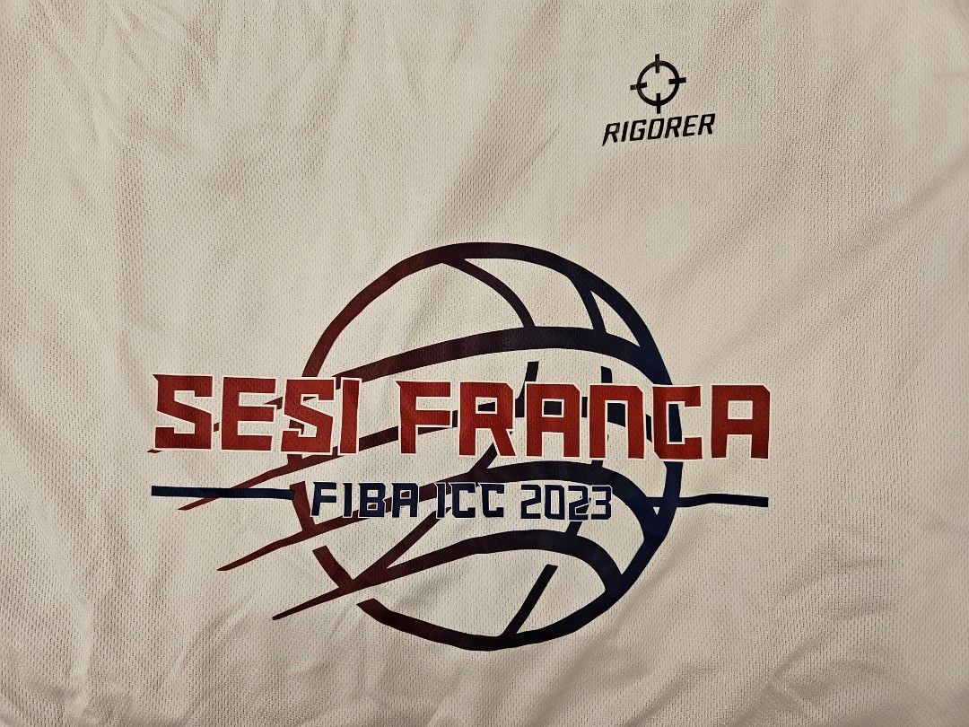 RIGORER FIBA ICC 2023 SESI FRANCA DRYFIT XL SIZE T-SHIRT JERSEY, Men's ...