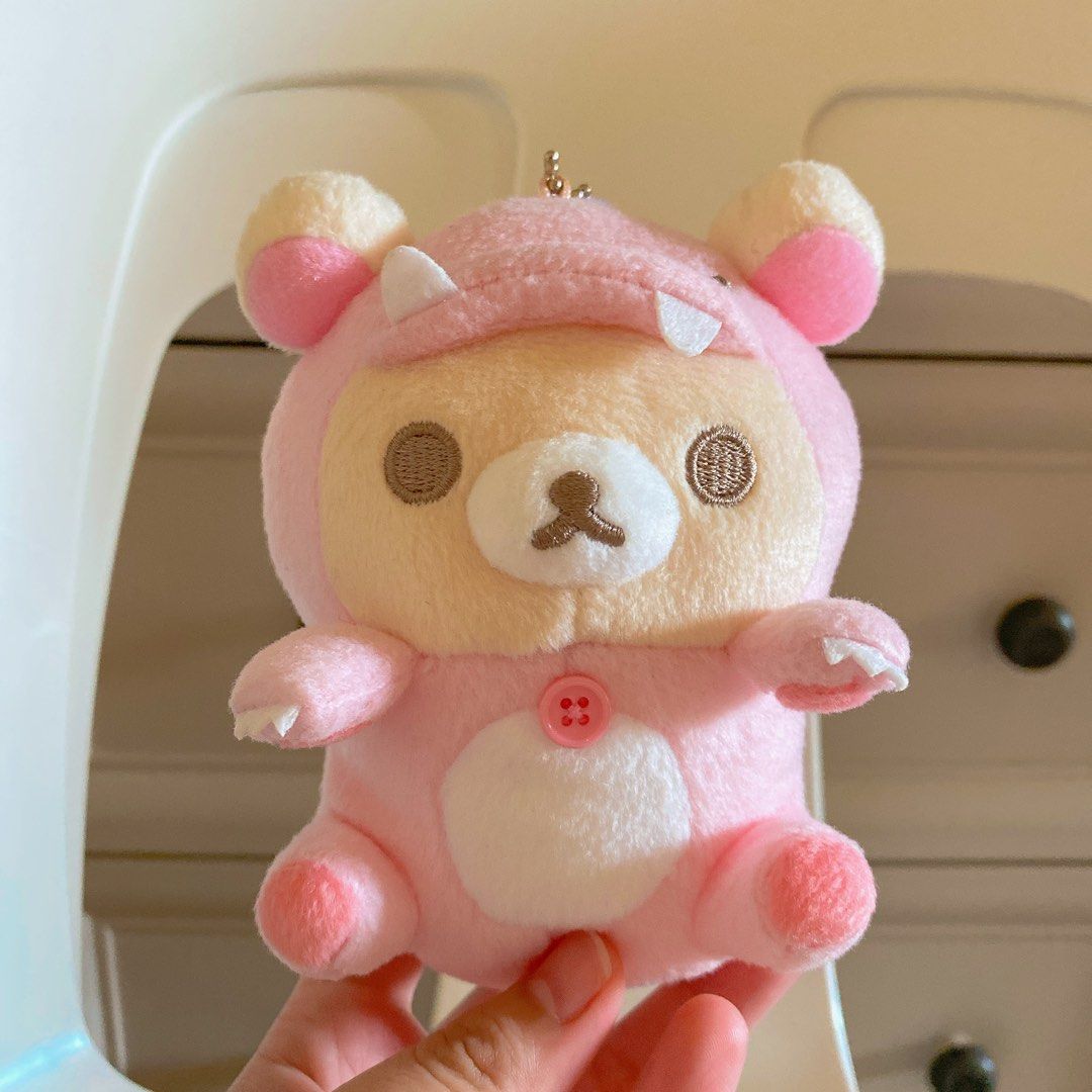Rilakkuma Dinosaur Plush charm, Hobbies & Toys, Toys & Games on Carousell