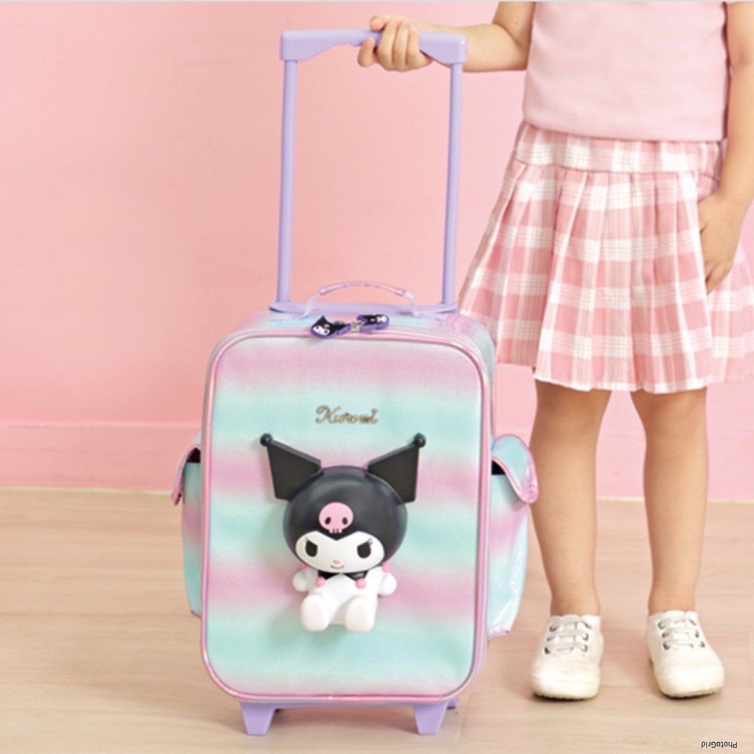 Sanrio Kuromi Cinnamoroll kawaii squishy trolley bag, Hobbies & Toys ...