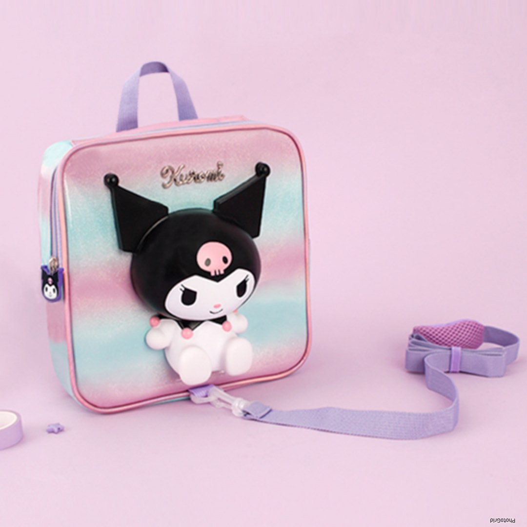 Sanrio Kuromi Cinnamoroll kawaii squishy backpack, Women's Fashion ...