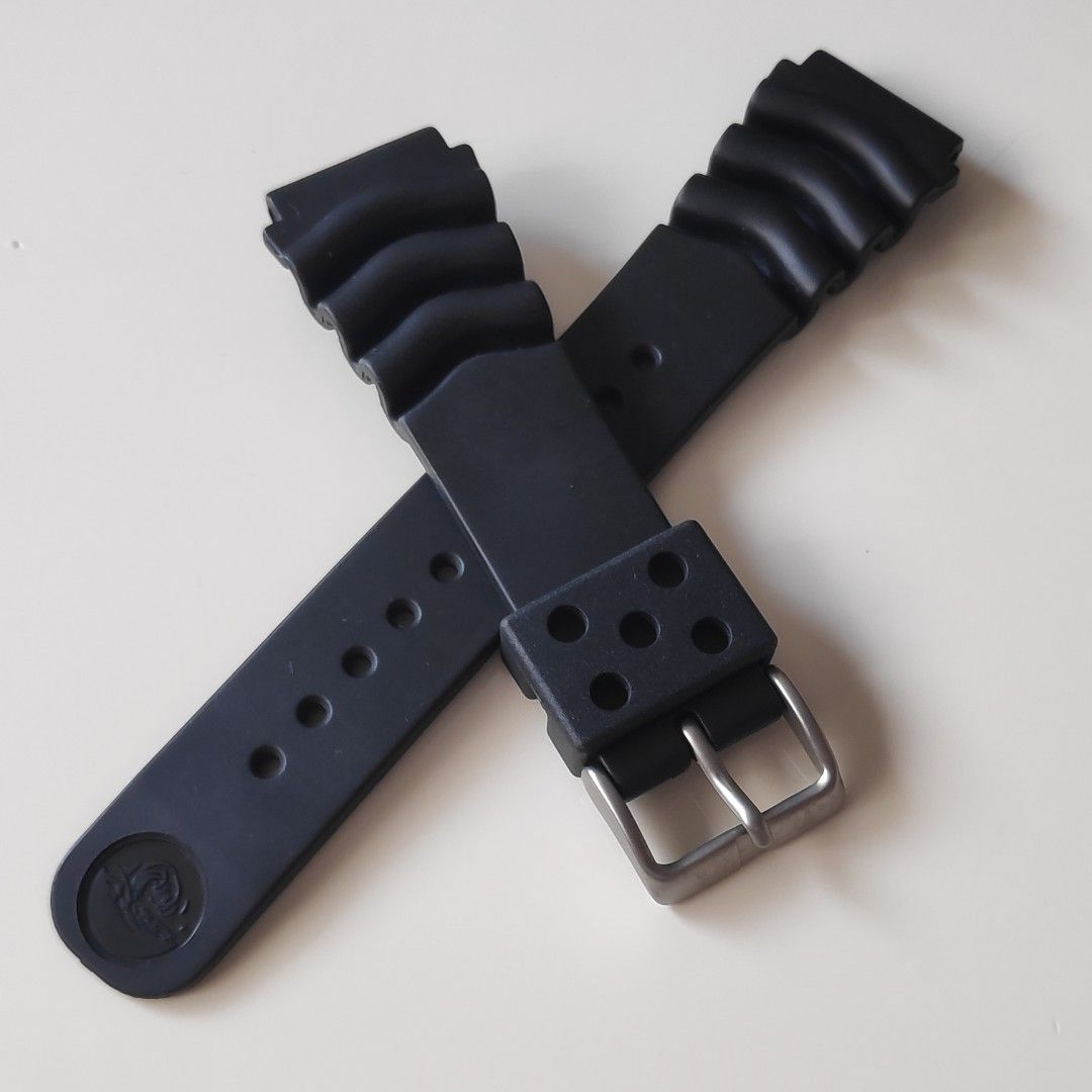 SEIKO Original & Genuine Z22 Rubber Watch Strap 22mm - Brand New, Men's ...