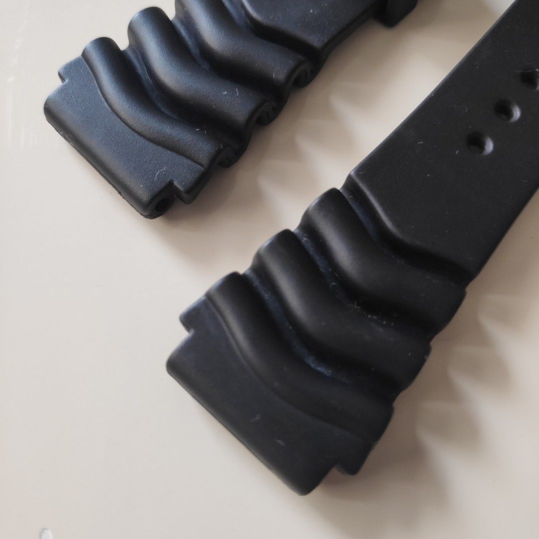 SEIKO Original & Genuine Z22 Rubber Watch Strap 22mm - Brand New, Men's ...