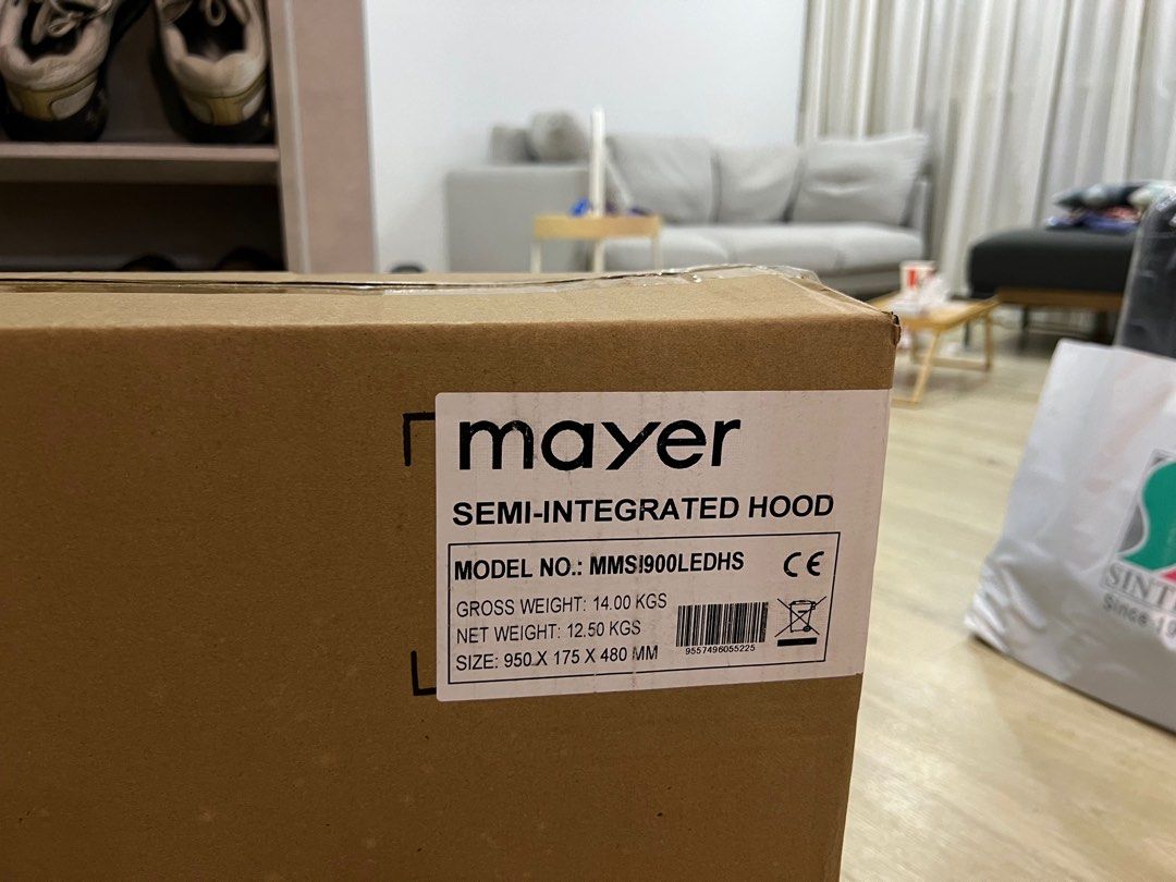 Semi Integrated Slimline Cooker Hood (90cm), TV & Home Appliances ...