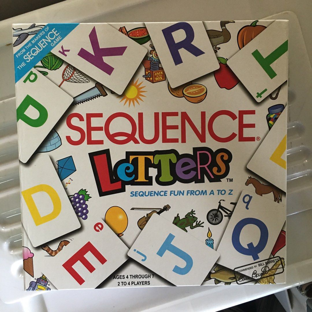 Sequence Letters - Complete inclusions, Hobbies & Toys, Toys & Games on ...