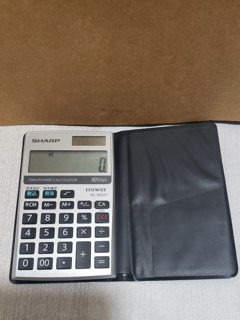 SHARP Calculator ELSIMATE EL-W221, Hobbies & Toys, Stationary & Craft ...