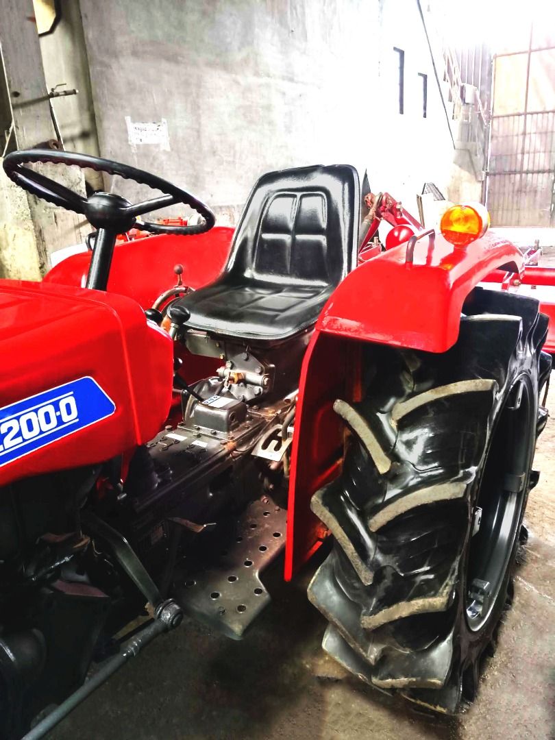 Shibaura SD2200-D Farm Tractor w Rotavator 22hp from japan, Commercial ...