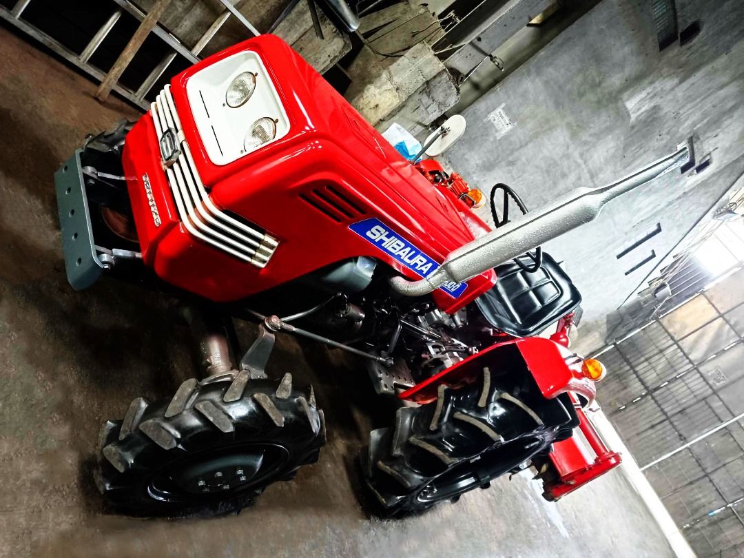 Shibaura SD2200-D Farm Tractor w Rotavator 22hp from japan, Commercial ...