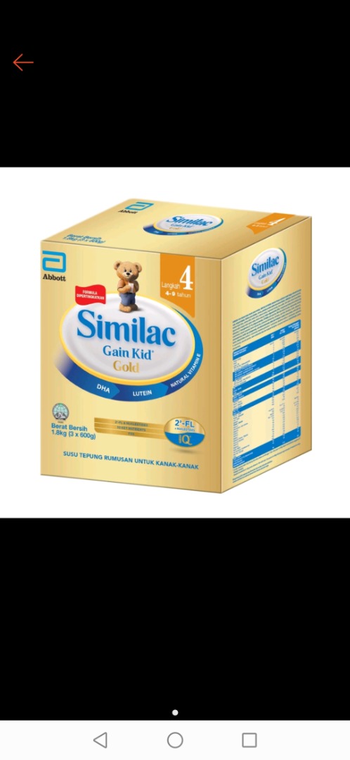 SIMILAC STAGE 4 (BOX) 1.8KG, Babies & Kids, Nursing & Feeding ...