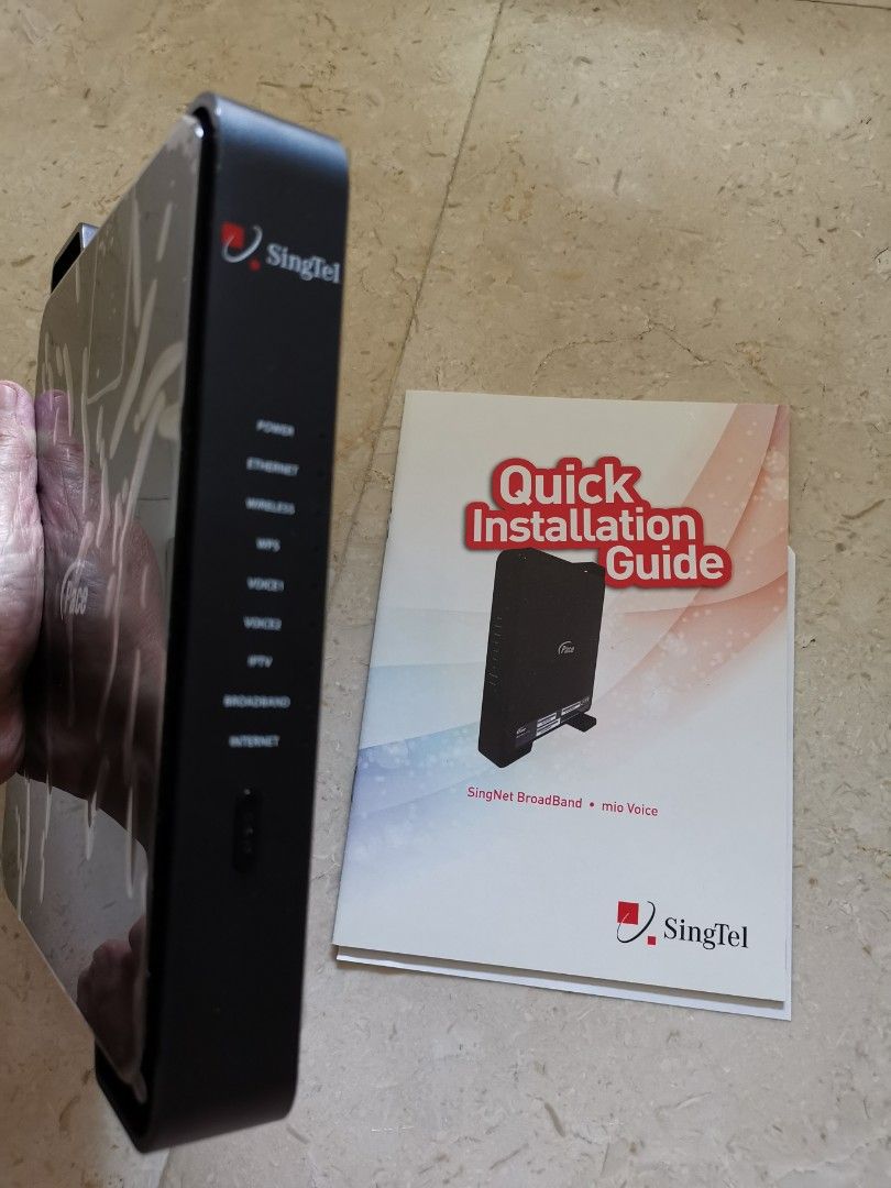 Singtel Wireless Router - Pace A5520N, Computers & Tech, Parts ...